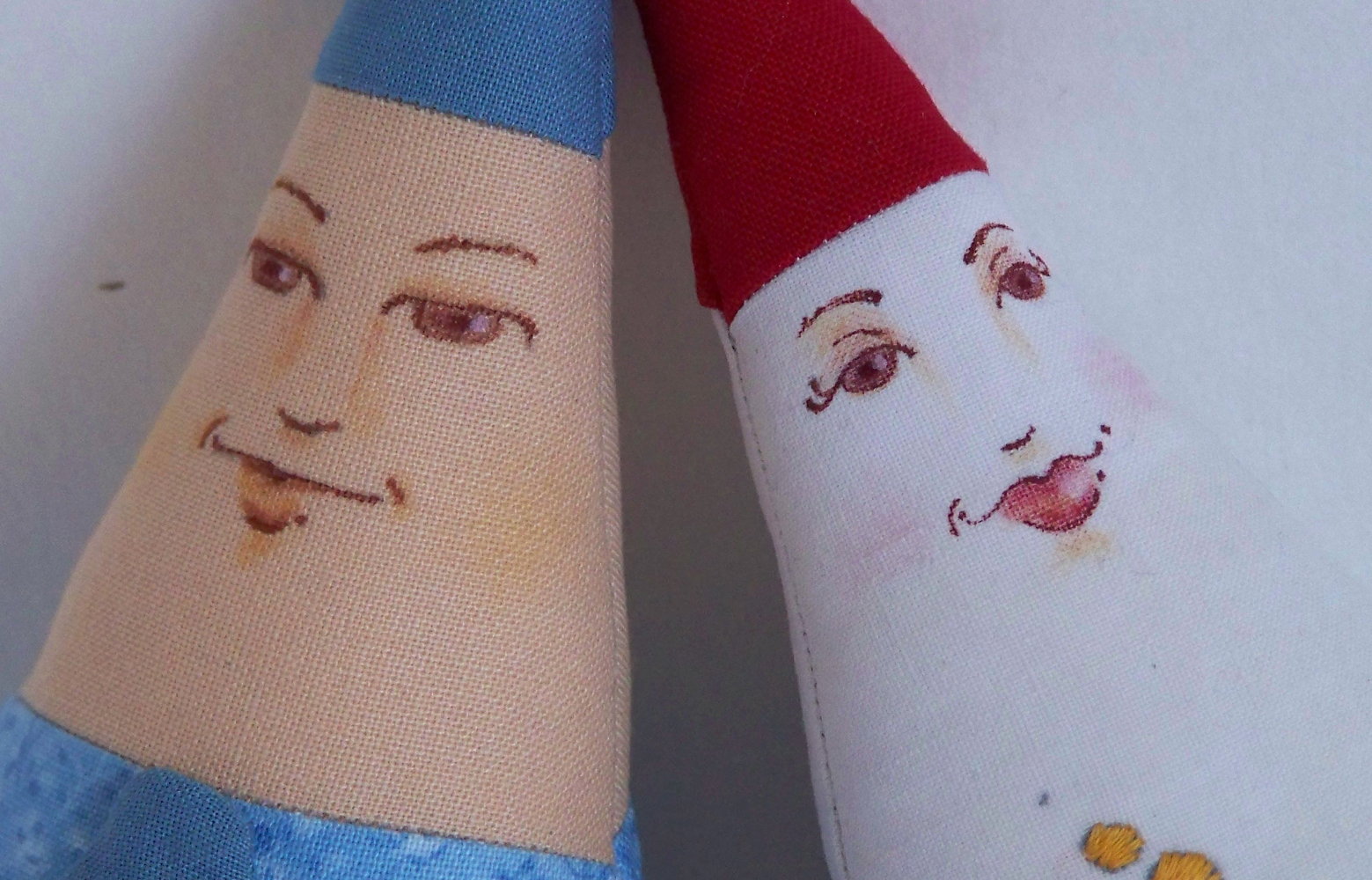 Craft Tutorial - Drawing a Male Cloth Doll Face