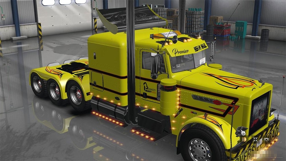 Skin Premier Heavy Haul Para Peterbilt 389! - American Truck Simulator ...