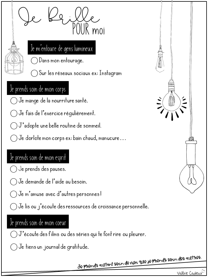 Vie de prof:Prendre soin de soi