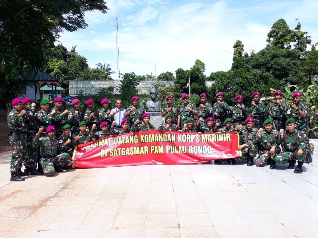 Korps Marinir Jaga Pulau Rondo yang Berbatasan dengan India | jejak defence