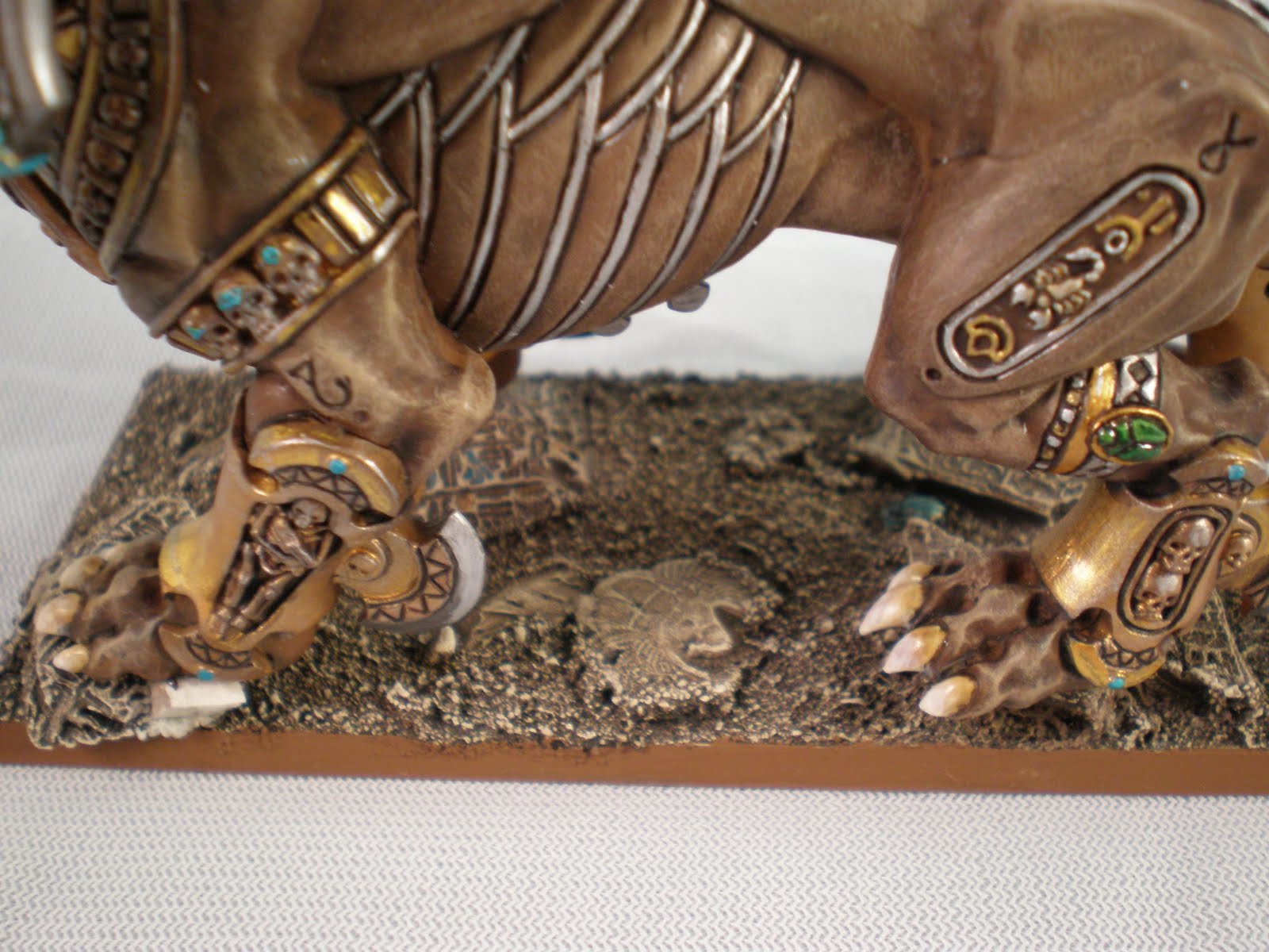 Khepri's Eternal Legion: Tomb Kings Khemrian Warsphinx/Necrosphinx Part ...