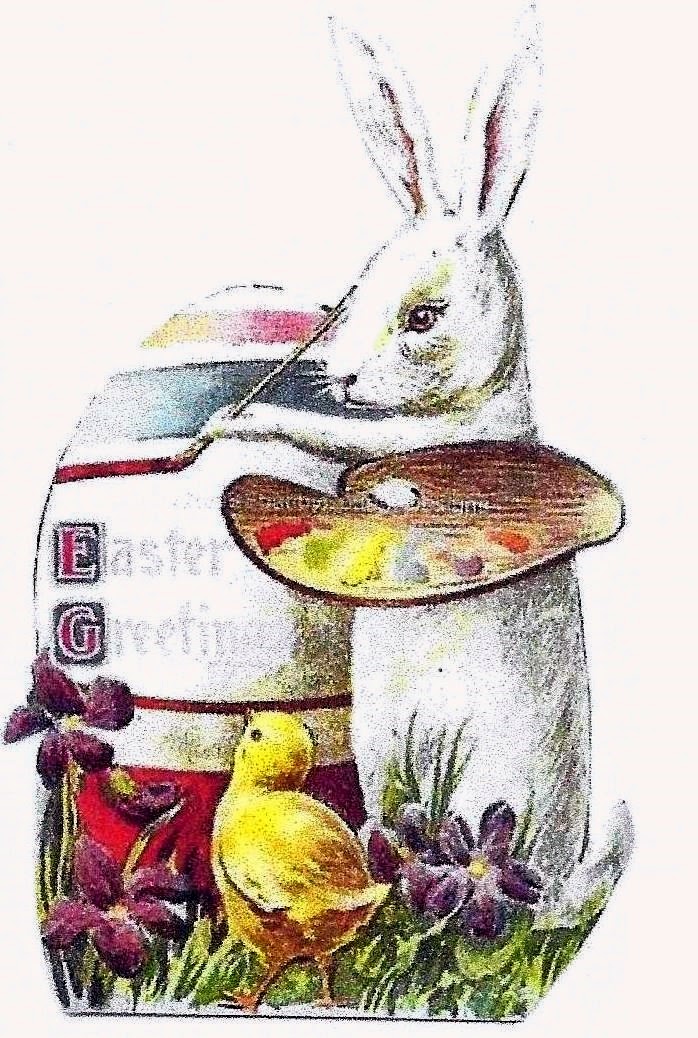 Free Vintage Easter Graphics, Clipart & Scrap Sheets