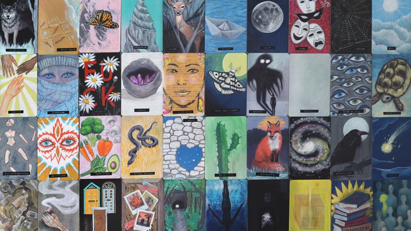 Over The Moon Oracle Cards: Create This Oracle Deck Challenge 2018