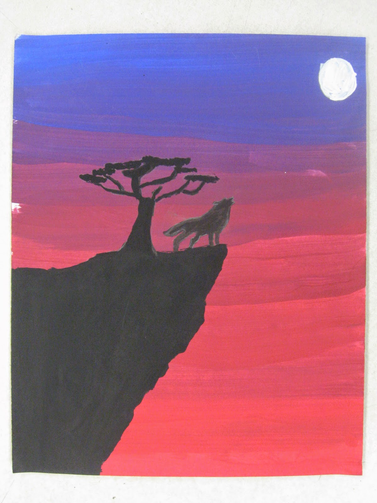 Miss Young's Art Room: 6th Grade Analogous Color Paintings