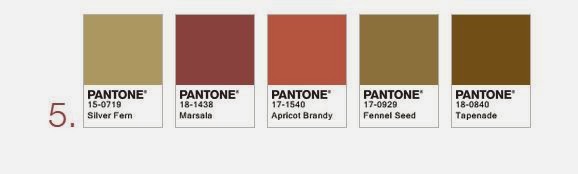 Esther's Design Blog: Marsala: the Pantone Colour of 2015