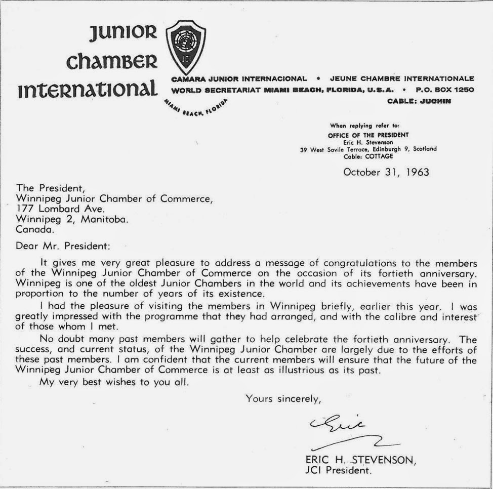 JCI Canada Celebrates 100 Years of Impact: April 2015