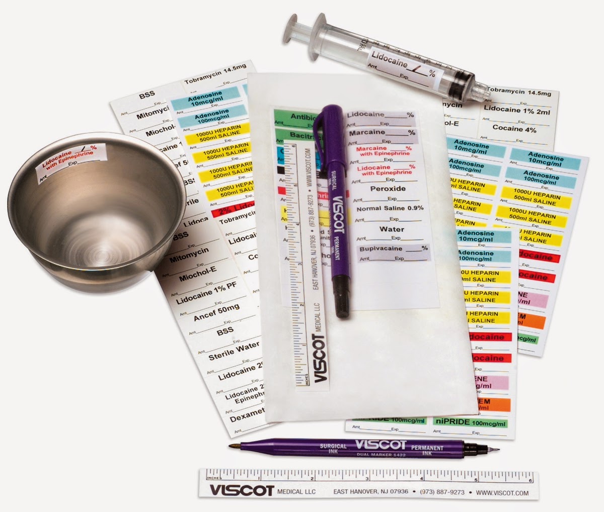 Viscot Medical: Vismark™ Medication Labels and Kits