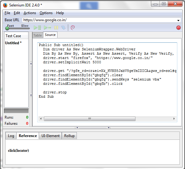 Selenium-VBA | Automation Home