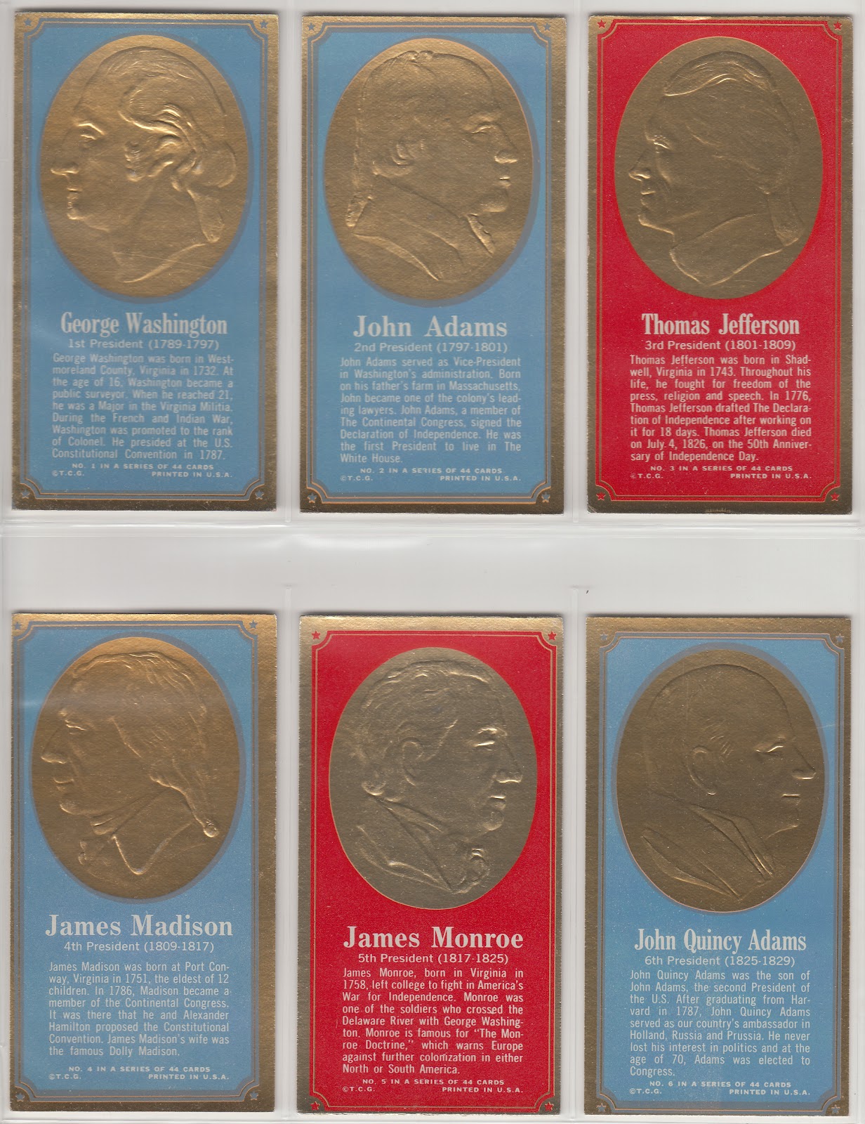 Dodgers Blue Heaven: Collection: 1965 Topps Presidents and Famous ...