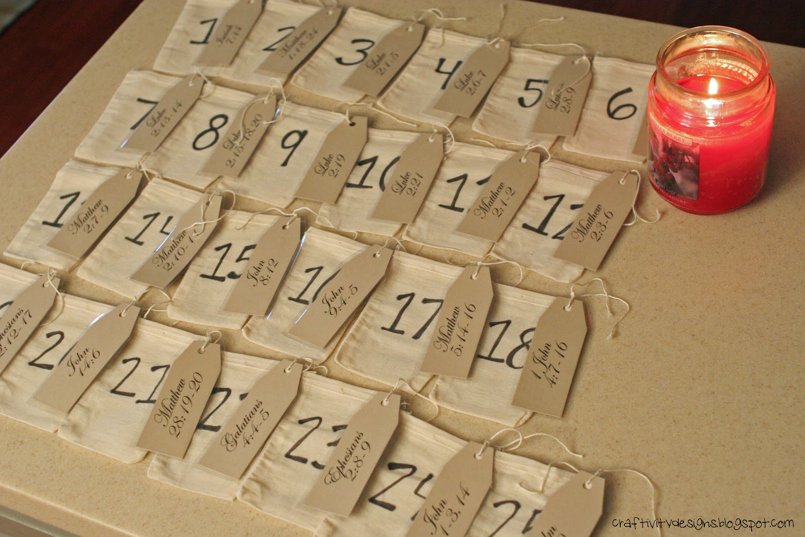Craftivity Designs: DIY Advent Calendar with Tutorial