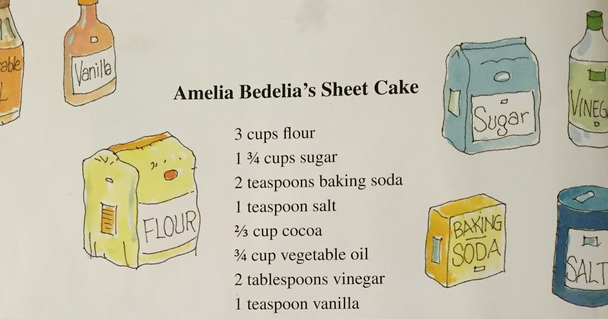 Anderson MOPS: Tasty Tuesday: Amelia Bedelia's Sheet Cake