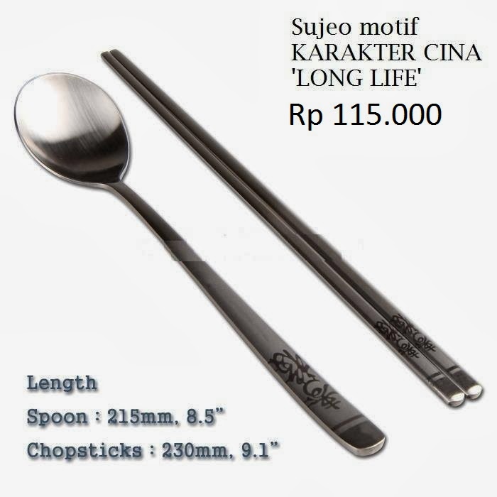 Korean Stuff Original Murah dan Lengkap : Sendok Dan Sumpit Korea (Sujeo)