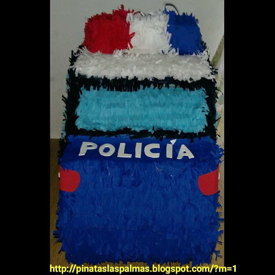 Piñatas Las Palmas: Piñata de Coche de Policia