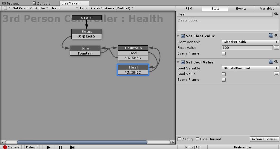 Dean's Demonstrations: Unity - Playmaker - Poison Damage