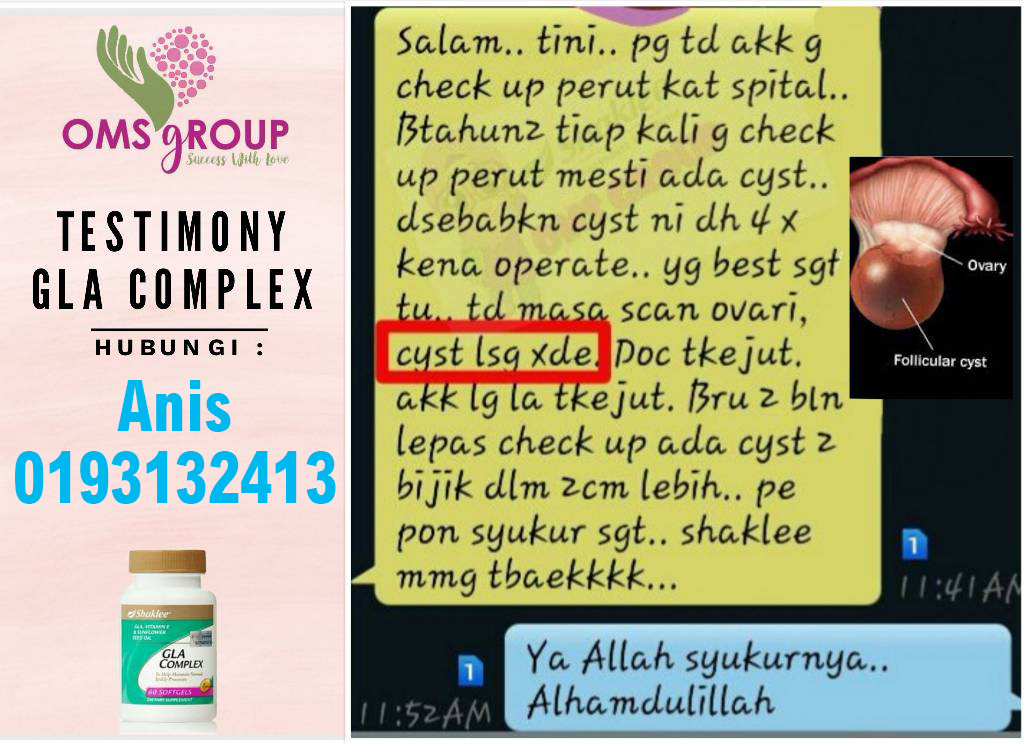 Berjaya Kecutkan Cyst, Fibroid Dengan Vitamin Shaklee | Beli Vitamin ...