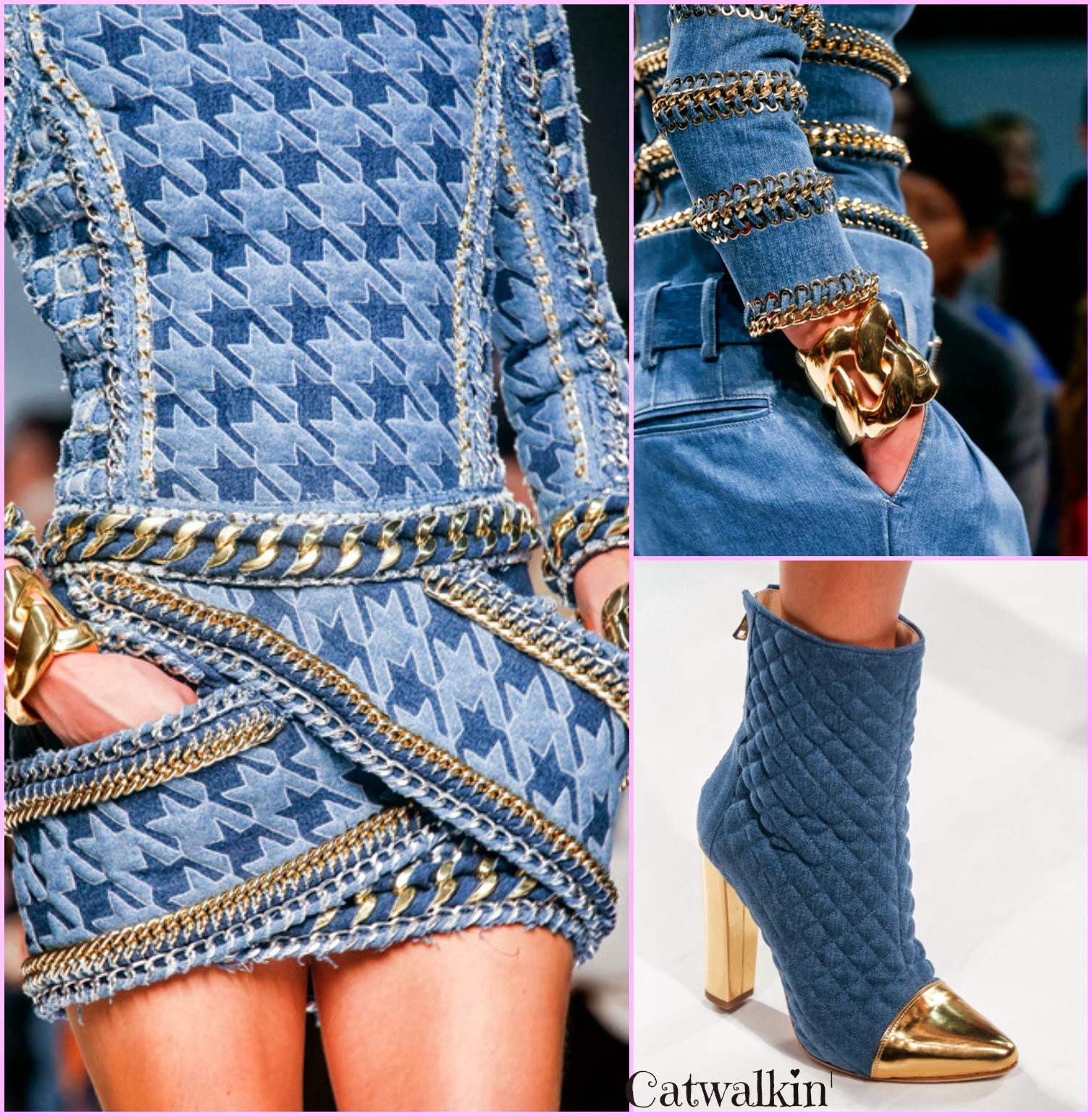 Catwalkin': O Blue Jeans da Balmain | Verão 2014