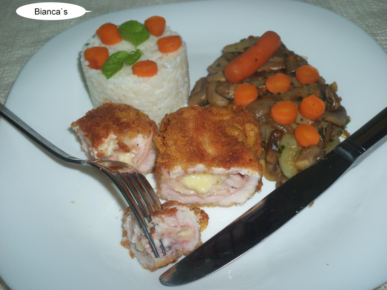 Gordon bleu cu legume ~ Bucataria din casa mea.