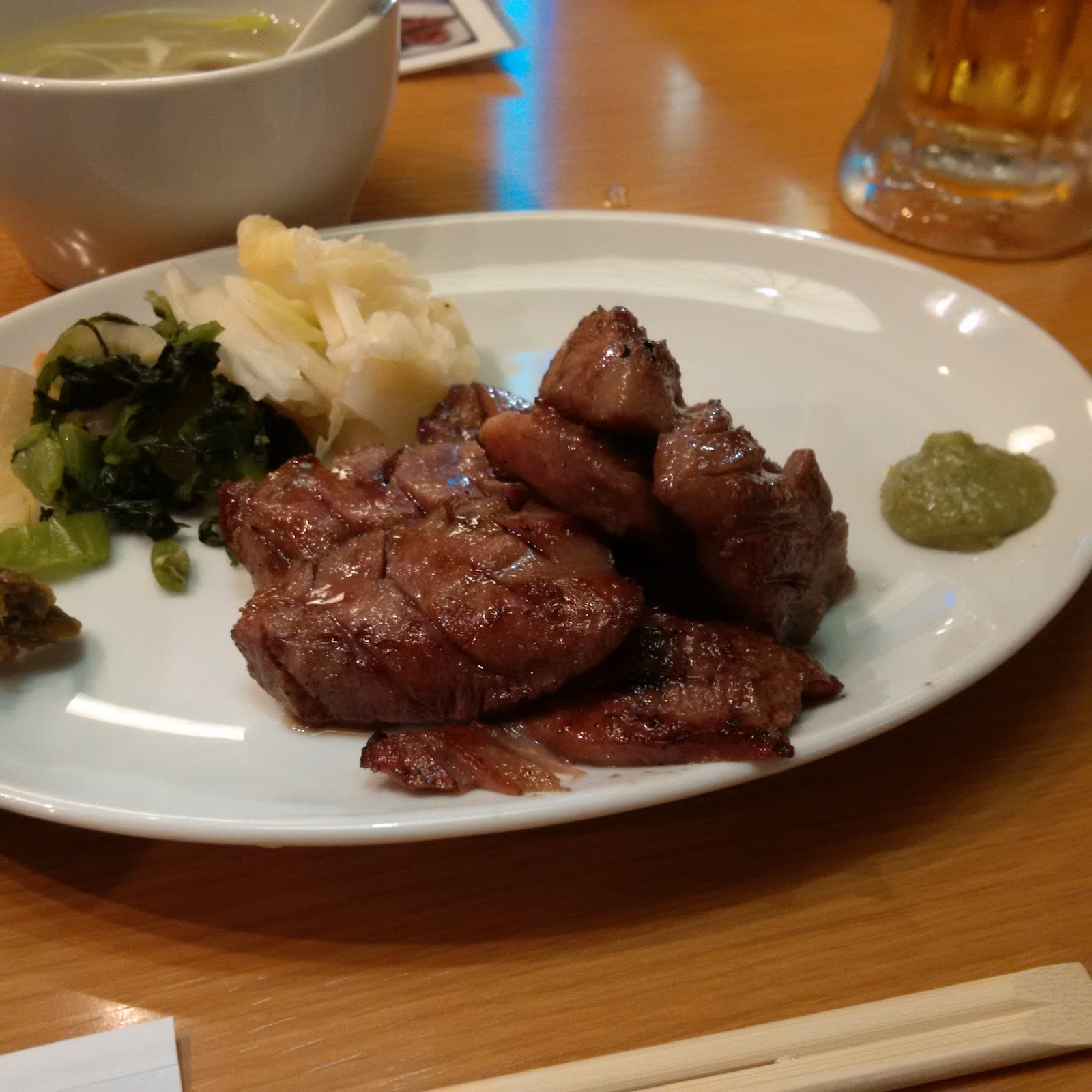 Chewy Grilled beef tongue, Sendai Gyutan, Ara, Yaesu, Tokyo station ...