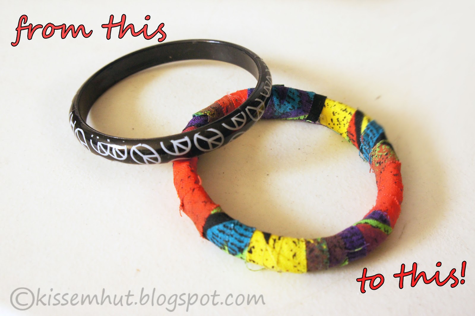Only You Can Set Your Limits!: DIY: New Look For Old Bangles