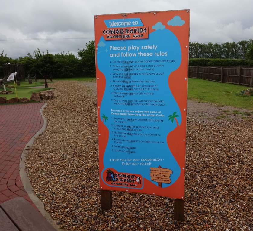 The Ham and Egger Files: Congo Rapids Adventure Golf at Norwich Family ...