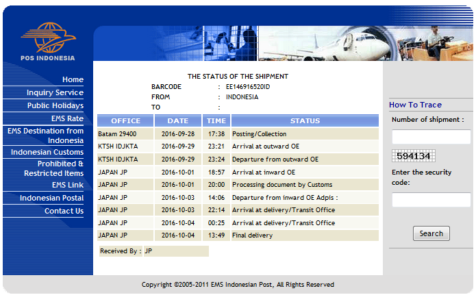 Cara Mengirim Paket ke Luar Negri dengan EMS Service Pos Indonesia ...