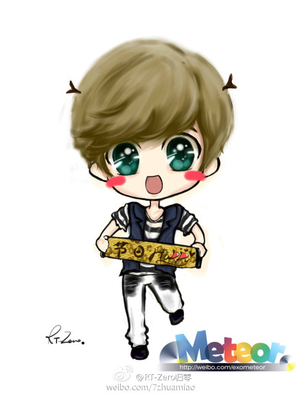I AM Roses: [Picts & Gif] EXO Chibi - Luhan & Sehun 'HunHan' (30P) - Part 1