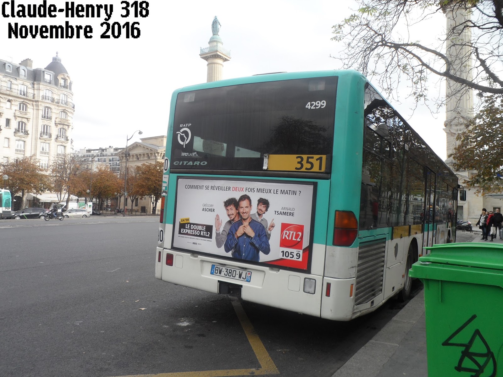 La ligne de bus RATP 351 (Lagny) modernise son parc avec l'arrivée des ...