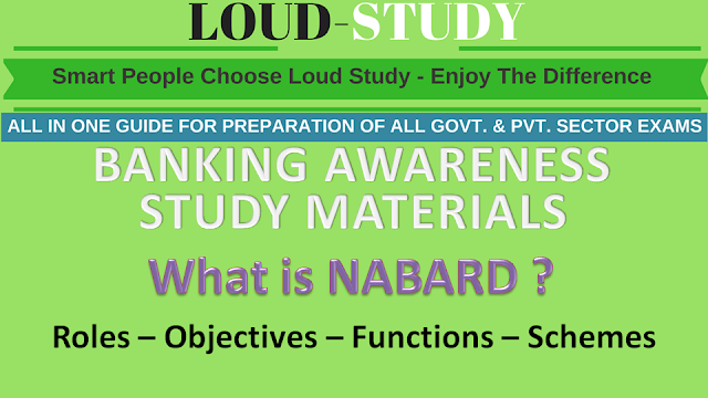 Banking Awareness : What is NABARD