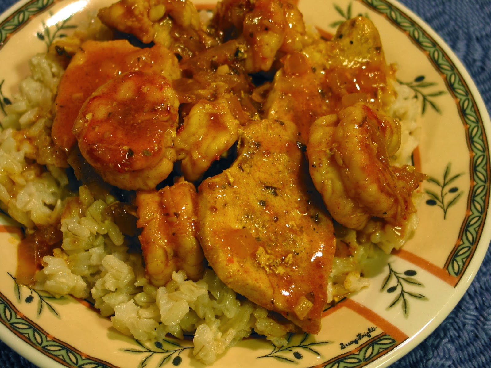 the experimental cook 101: Spicy Chicken and Shrimp