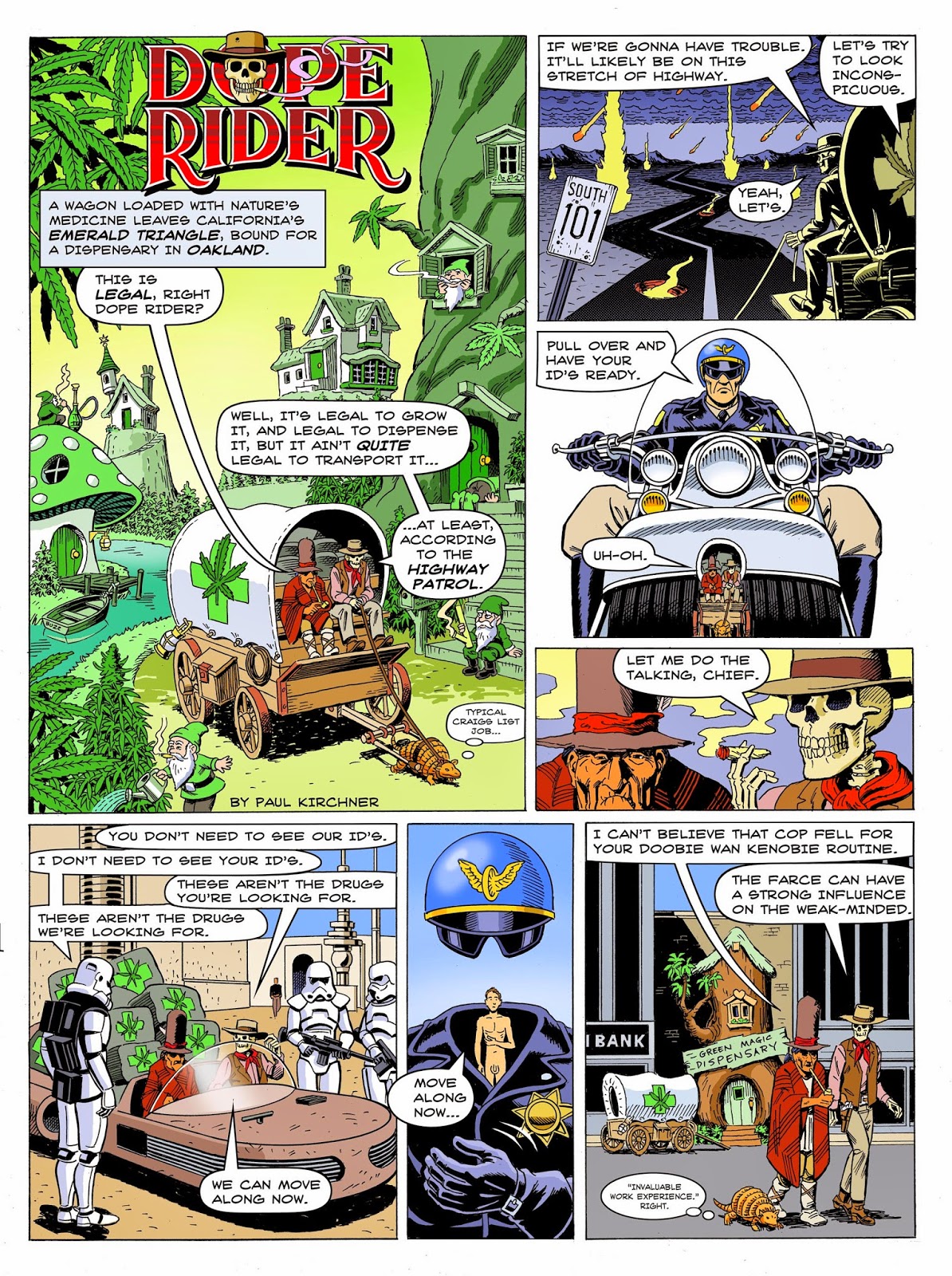 Dope Rider: Dope Rider, High Times, February 2015