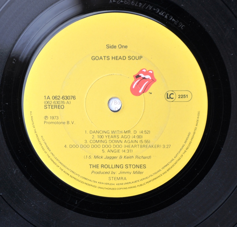 VinylSavor: Music: The Rolling Stones, Angie