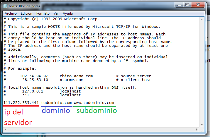 Archivo Hosts: Cómo modificar y guardar los archivos hosts