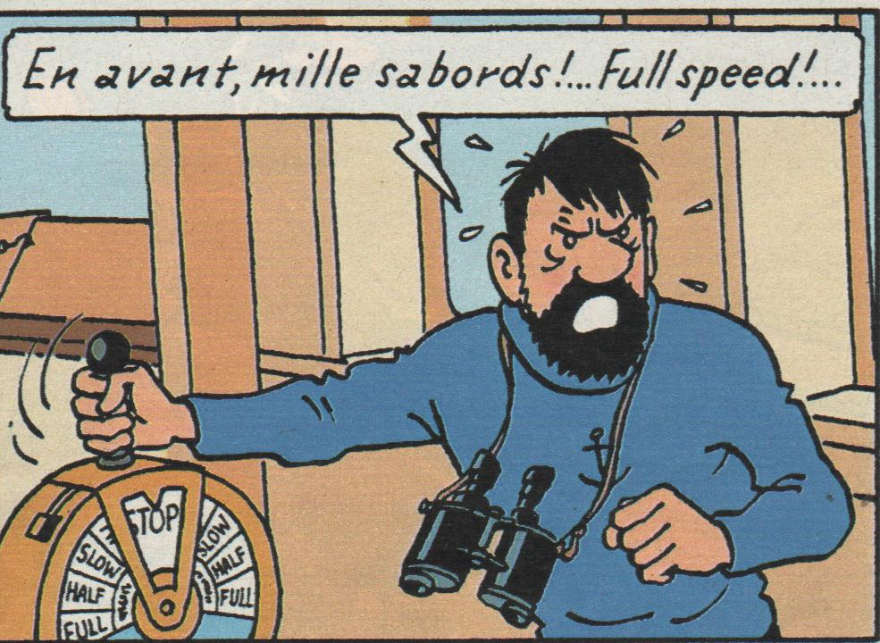 A F R O D I T E : LE CAPITAINE HADDOCK