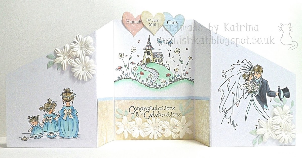 Katrina's Crafting Blog: Goddaughter's Wedding Card