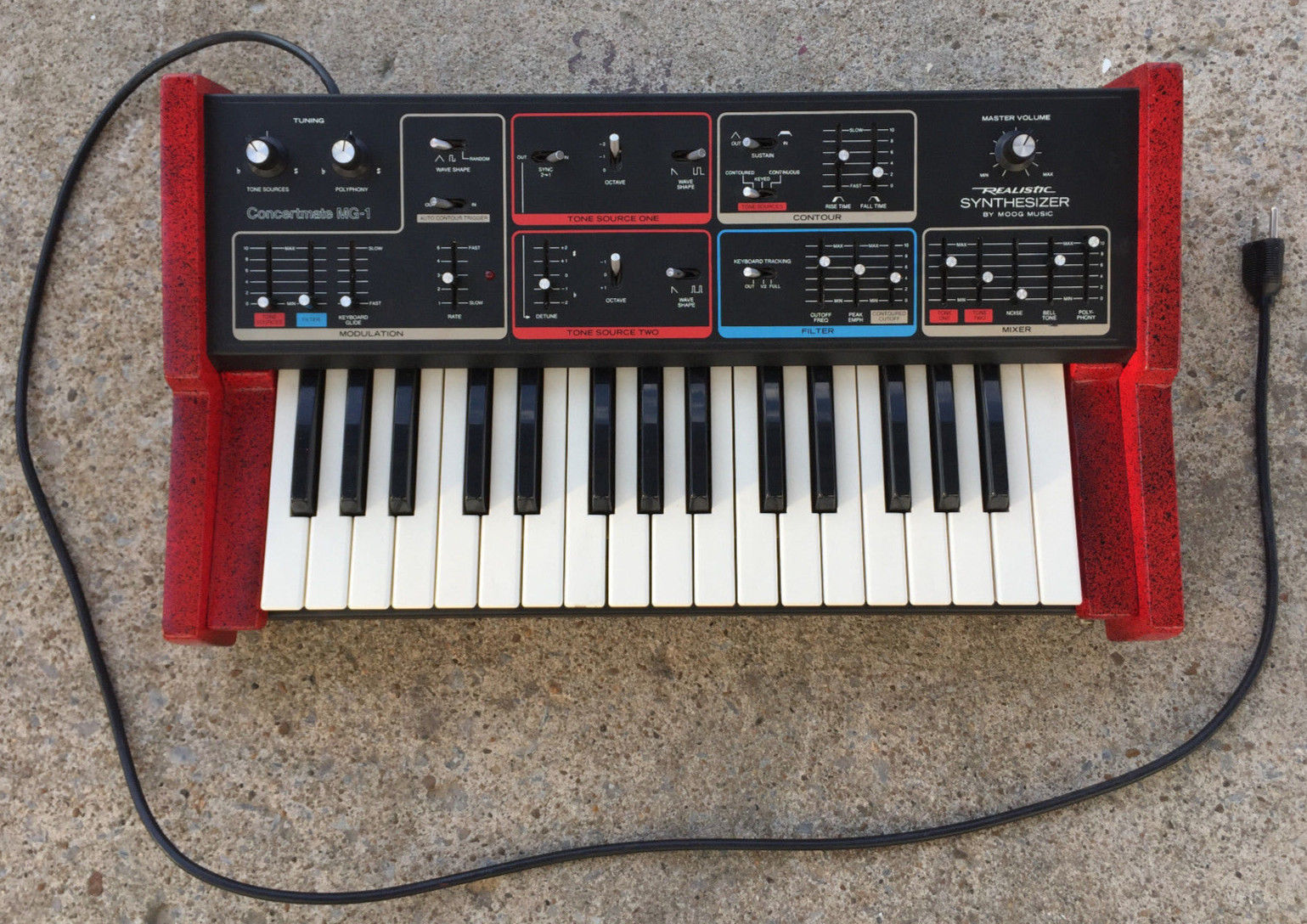 MATRIXSYNTH: Custom Moog Concertmate Realistic MG-1 SN 9011 w/ Upgrades