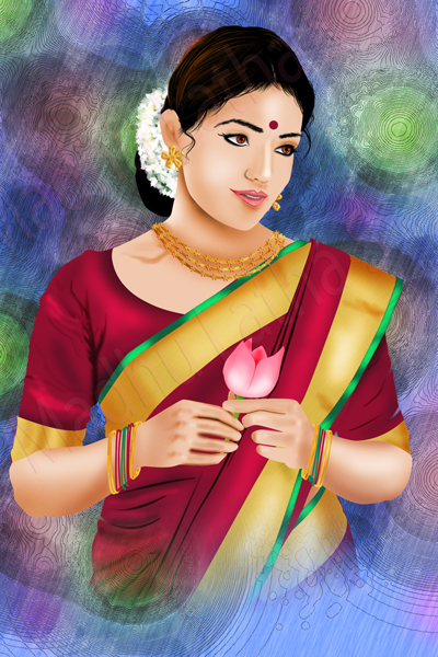 Madhu's Art and Design: Padma - the lotus