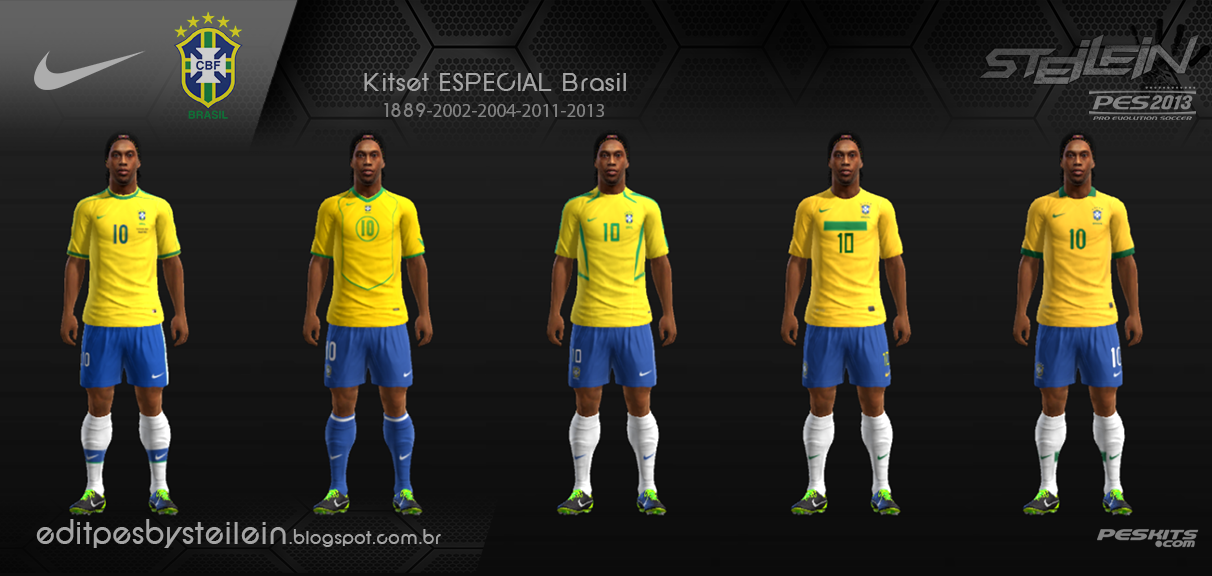 PES 2013 - Kits Especial Brasil "THE BEST" | •Steilein• Edit PES