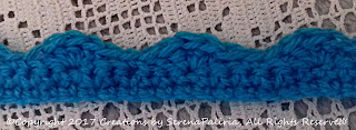 Creations By SerenaPaliria: Crocheted Shell Stitch Scalloped Border ...