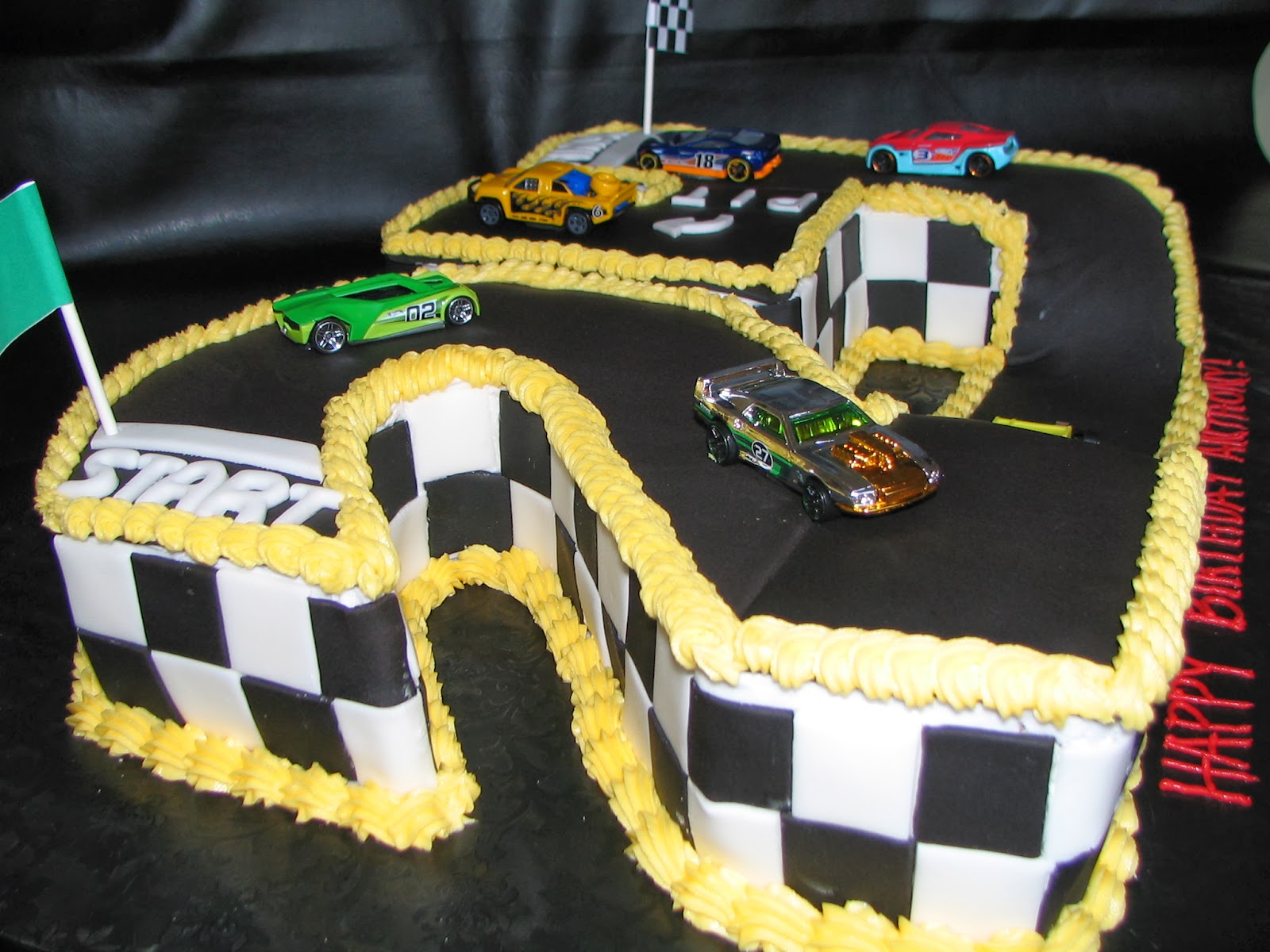 Piped Dreams: Race Track Cake