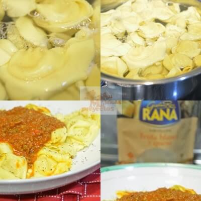 TORTELLINI DE TRUFA BLANCA Y QUESO CON SALSA BOLOÑESA - Mil ideas, mil ...