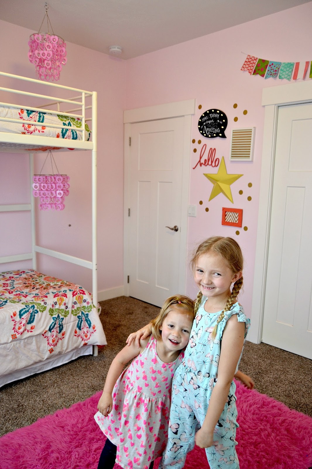 Colorful Girls Room Makeover - Lou Lou Girls