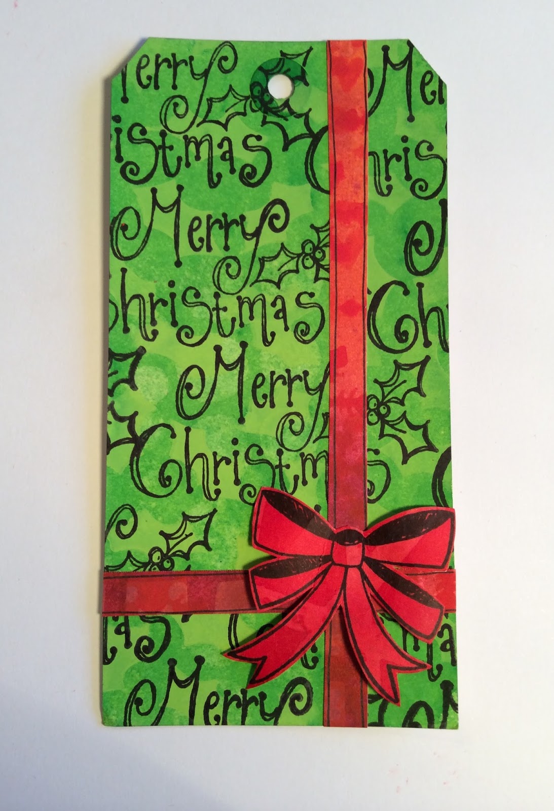 Dylan's Blog: Christmas tag tutorial;