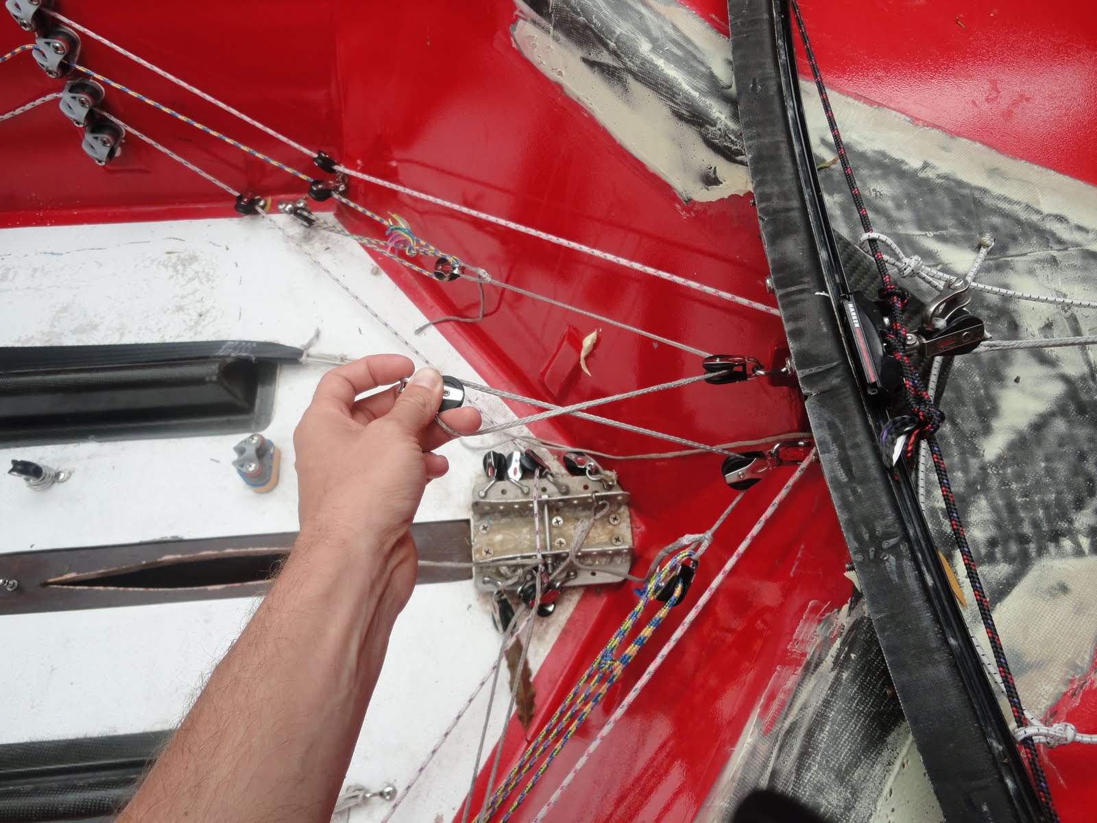 Adam's Cherub Hull Build & On-going Development: Vang Design