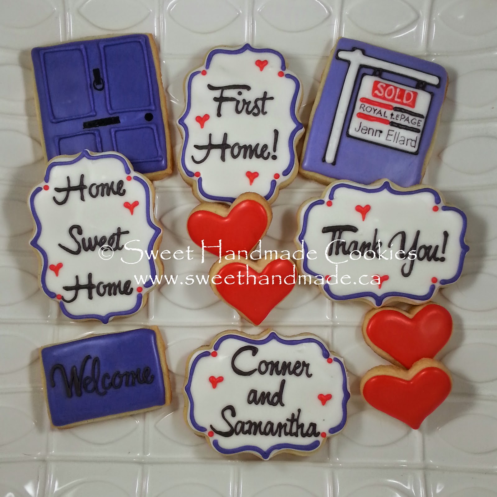 Sweet Handmade Cookies: Real Estate Thank You Cookies
