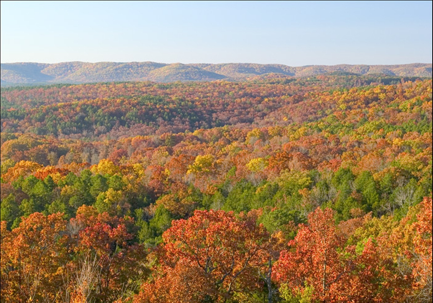 Blue Ridge Mountain Home: Fall Foliage
