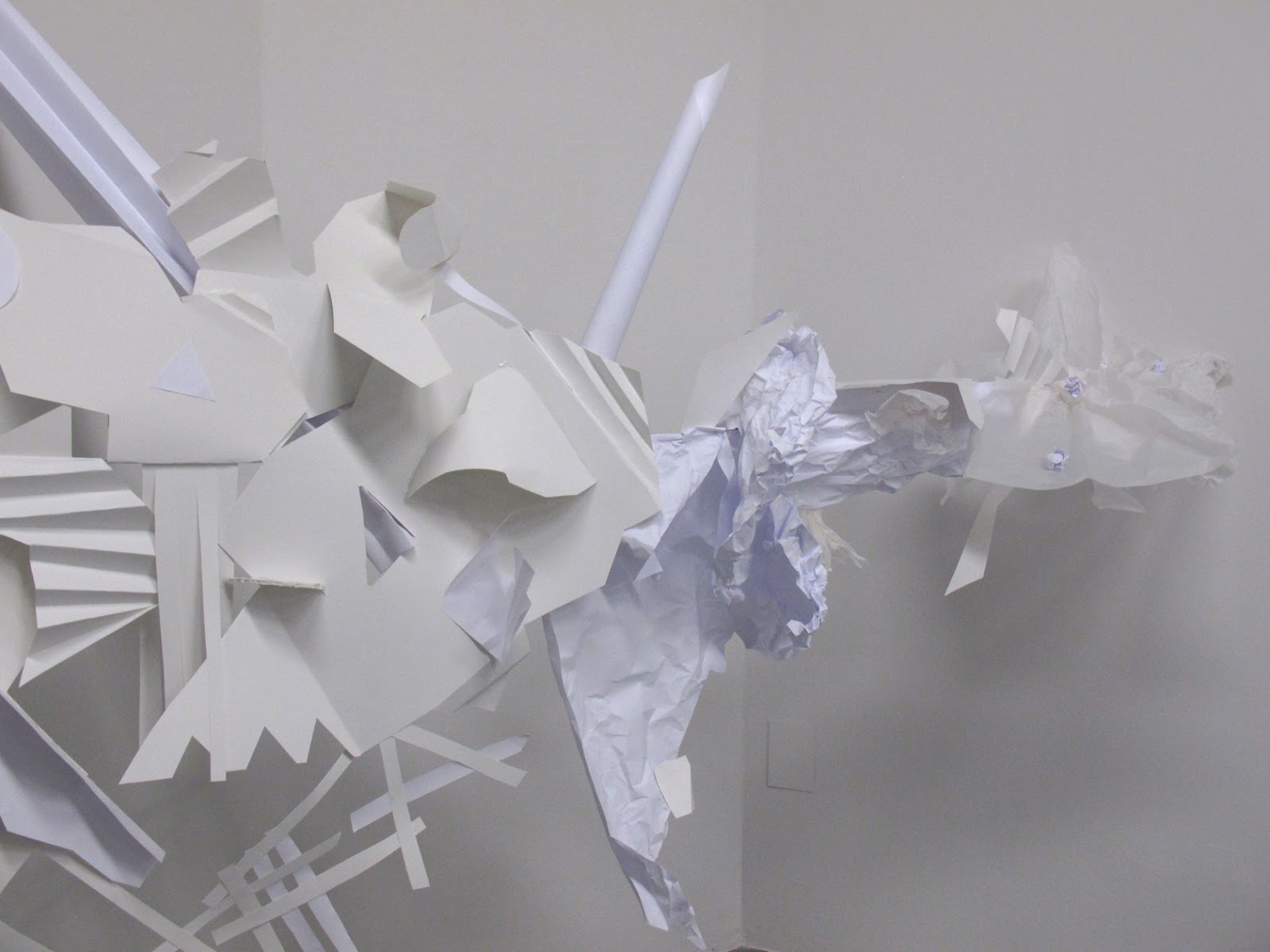 Beginning Sculpture: PAPER PROJECT FINAL WORK