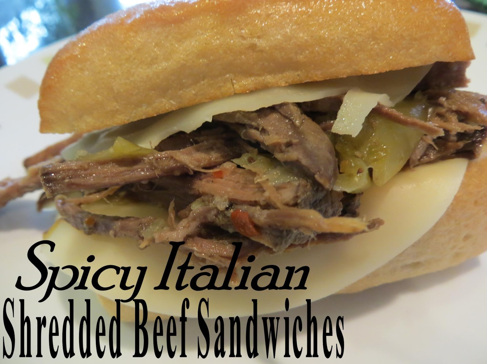 Two Magical Moms: Spicy Italian Shredded Beef Sandwiches
