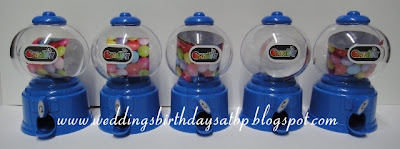 Weddings Birthdays Atbp.: MINI GUMBALL MACHINES