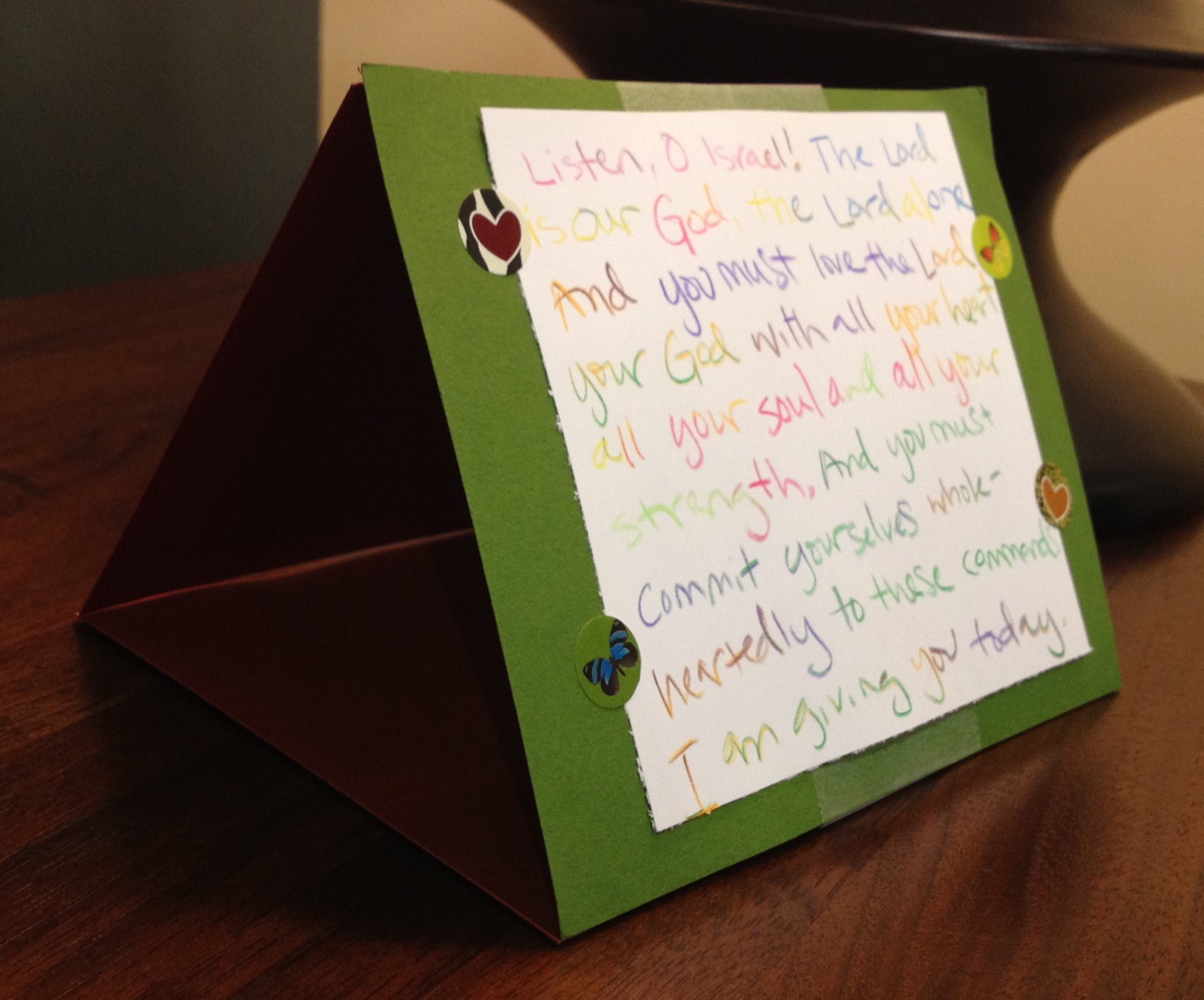 Kate Has Something to Say: Shema, Pt 1: What is Shema?