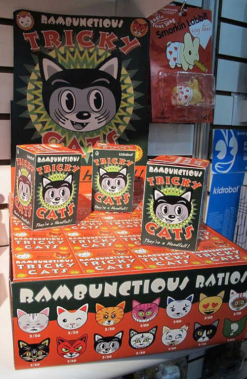 RAMBUNCTIOUS TRICKY CATS & MEGAMAN by Kidrobot @ New York Toy Fair 2015